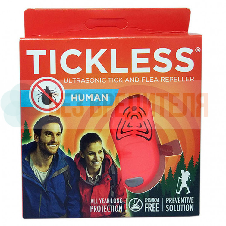 Отпугиватель клещей Tickless Human красный купить в Москве с доставкой